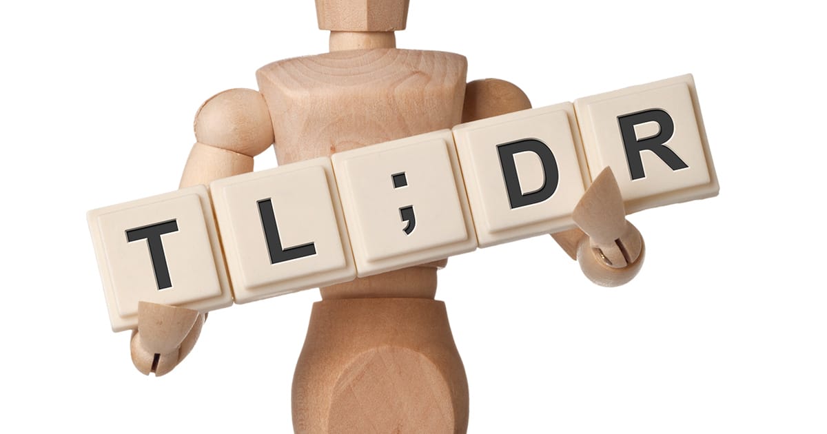 The Power of TL;DR in Content Creation - PCM AGENCY